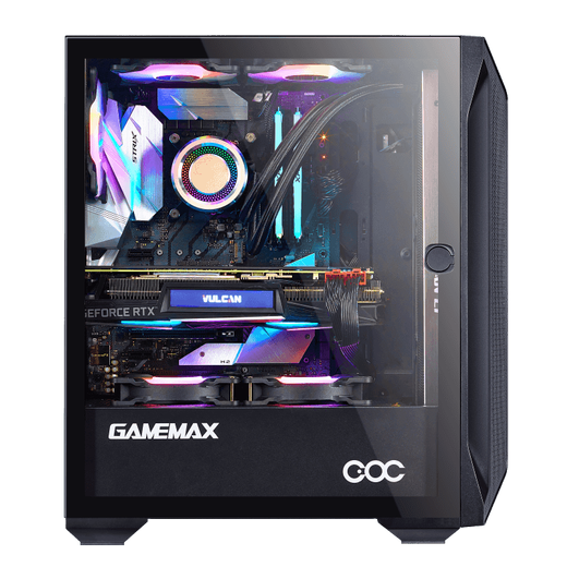 CTMAN - Gabinete Gamer GAMEMAX Brufen C1 ATX, M-ATX, E-ATX
